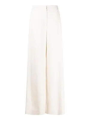Voz High-waist Wide-leg Trousers - Neutrals