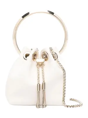 JIMMY CHOO Bon Bon Mini Bag - White
