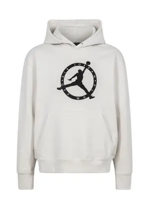 JORDAN X Off- Logo-print Hoodie - White