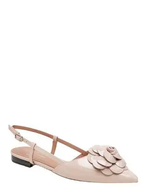 Linea Paolo Linea Paolo Cammy Slingback Pointed-Toe Flats Beige