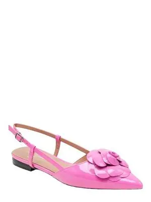 Linea Paolo Cammy Slingback Pointed-toe Flats - Magenta