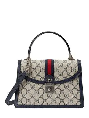 Gucci Ophidia Medium Top Handle Bag Blue