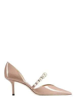 JIMMY CHOO Aurelie 65 Pumps - Ballet Pink/white