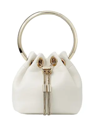 JIMMY CHOO Jimmy Choo Micro Bon Bon Mini Bag Latte