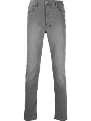 Ksubi Logo-print Denim Jeans - Grey