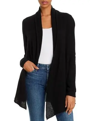 Bloomingdale'S C Open-front Cashmere Cardigan - Black