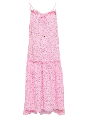 Heidi Klein Printed Midi Dress - Pink