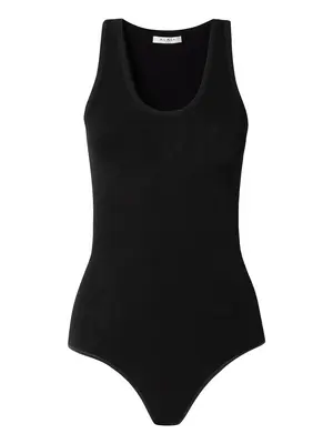 Alaïa Editions Stretch-knit Bodysuit - Black