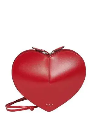 Alaïa Le Coeur Convertible Shoulder Bag - Red