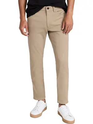Theory Raffi Neoteric Twill Straight Pants - Bark