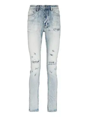 Ksubi Van Winkle Fire Patch Jeans - Neutrals