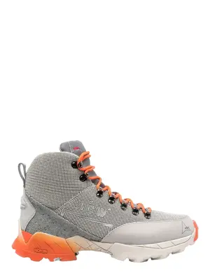 A-COLD-WALL* Logo-print Mesh High-top Sneakers - Grey