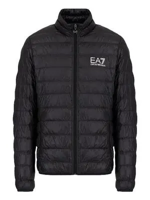 Emporio Armani Ea7 Packable Core Identity Puffer Jacket - Black
