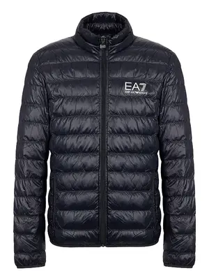EA7 EA7 Packable Core Identity Puffer Jacket Navy