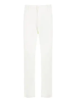 AMIR SLAMA Straight-leg Cotton Trousers - White