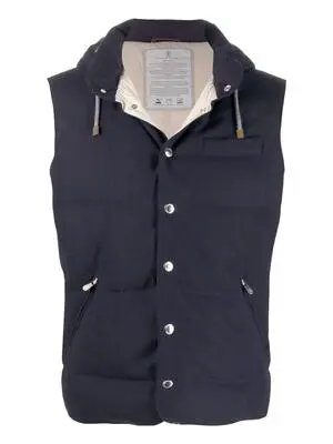 BRUNELLO CUCINELLI Padded Hooded Gilet