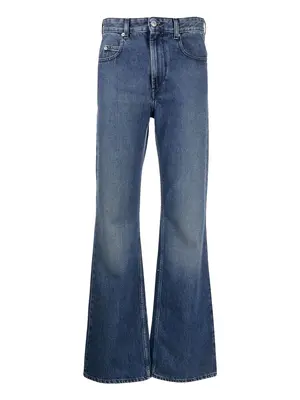 MARANT ETOILE Belvira Bootcut Jeans - Blue
