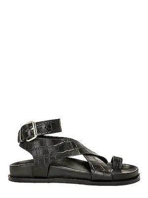 A.emery A.EMERY Jalen Sandal Black Croc