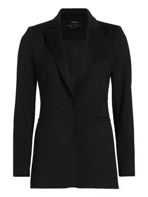 Alice + Olivia Breann Long Fitted Blazer - Black