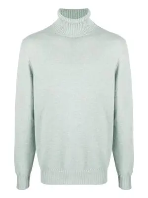 Brunello Cucinelli Cashmere Roll-neck Jumper - Green