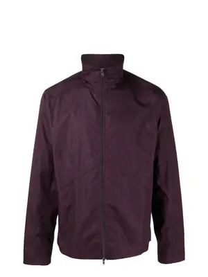 GR10K Zipped-up Stand-up Neck Jacket - Purple