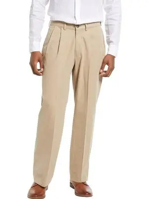 Berle Charleston Washed Poplin Chino Pants - Khaki