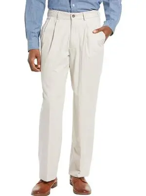 Berle Charleston Washed Poplin Chino Pants - Stone