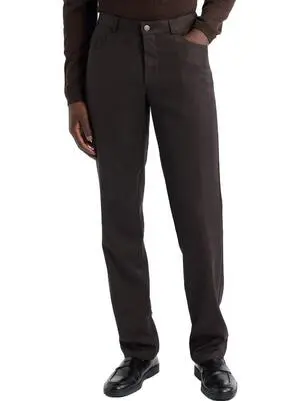 JACK VICTOR Jack Victor Sage Five-Pocket Pants Brown