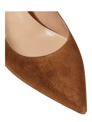 GIANVITO ROSSI 70 Suede Pumps - Brown