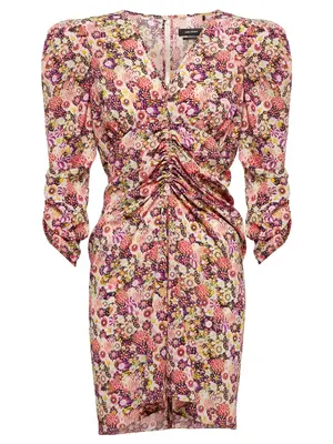 Isabel Marant Celina Floral Minidress - Multicoloured