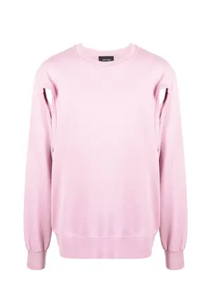 BOTTER Cut-out Organic Cotton Sweatshirt - Pink