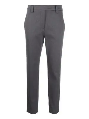 Brunello Cucinelli Tailored Tapered Trousers - Grey