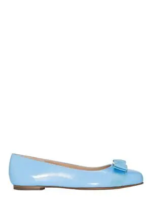 FERRAGAMO Varina Ballerina Shoes - Blue