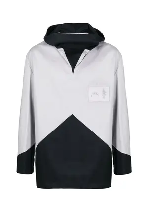 A-COLD-WALL* Geometric Panelled Windbreaker - Grey