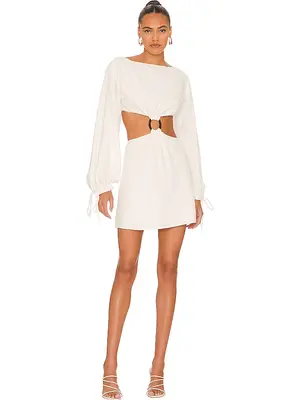 L'academie Alora Mini Dress - Ivory
