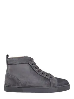 CHRISTIAN LOUBOUTIN Louis High-top Sneakers - Grey