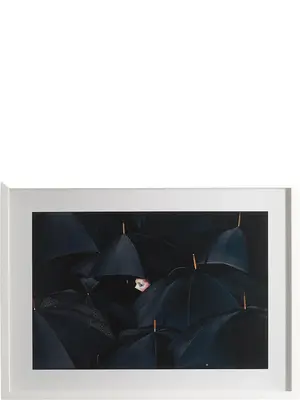 AP8.art Guy Bourdin Framed Print, 40 X 29 Black