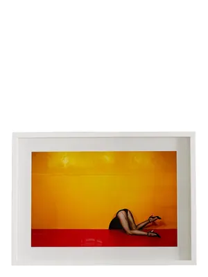 AP8.art Guy Bourdin Framed Print, 40 X 29 Yellow