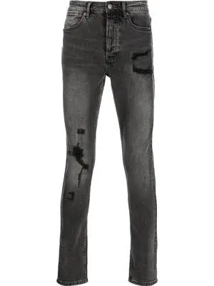Ksubi Skinny Jeans With Distressed Details - Black