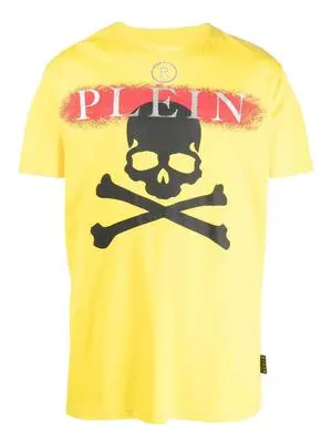 Philipp Plein Short Sleeve T-shirt - Yellow