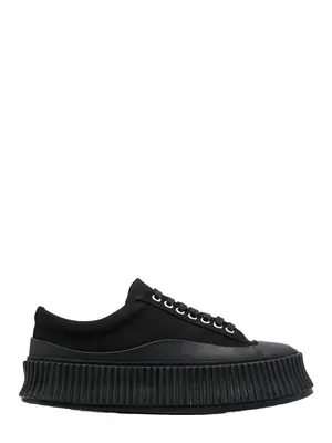 JIL SANDER Low-top Lace-up Sneakers - Black