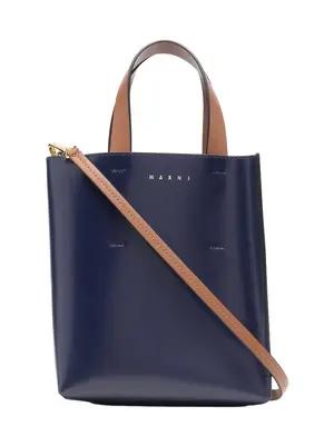 Marni Marni Colour-Block Shoulder Bag Neutrals