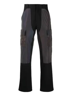 COUNTY OF MILAN Marcelo Burlon Cargo Straight Trousers - Black