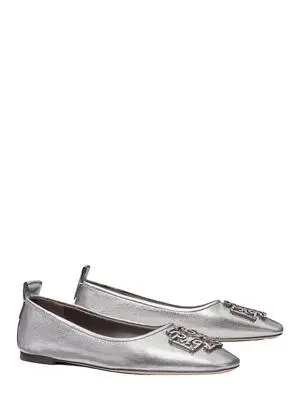 Tory Burch Ines Ballet Flats - Silver