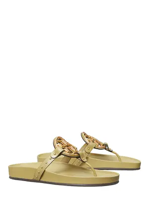 Tory Burch Tory Burch Miller Cloud Vintage Plaque Sandals Pistachio Pudding