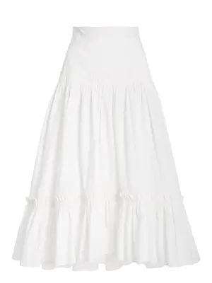 Cara Cara Tisbury High-low Skirt - White