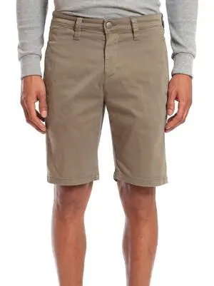 MAVI Jacob Twill Chino Shorts - Dusty Olive Sateen Twill