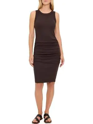 Michael Stars Demi Ruched Tank Dress - Java