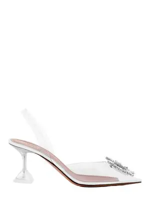 Amina Muaddi Begum Slingback Pumps - Clear