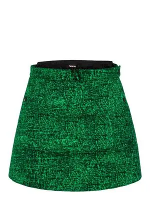 Moncler 1 Jw Anderson Quilted Mini Skirt - Green